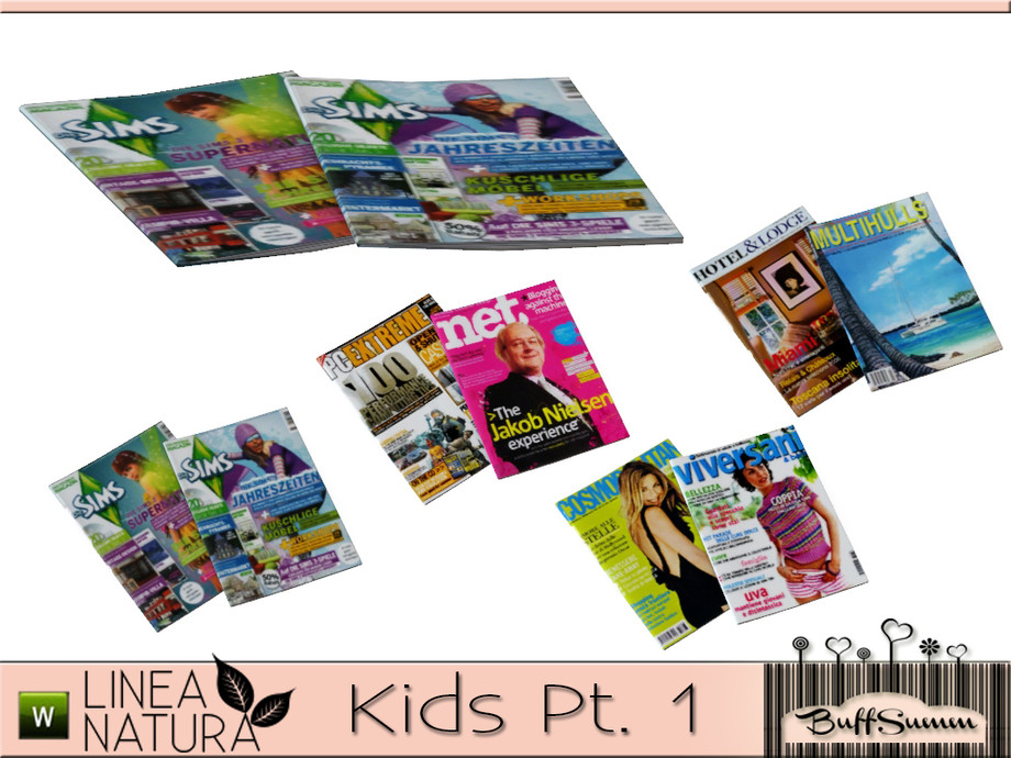 The Sims Resource | Linea Natura Kids Magazines