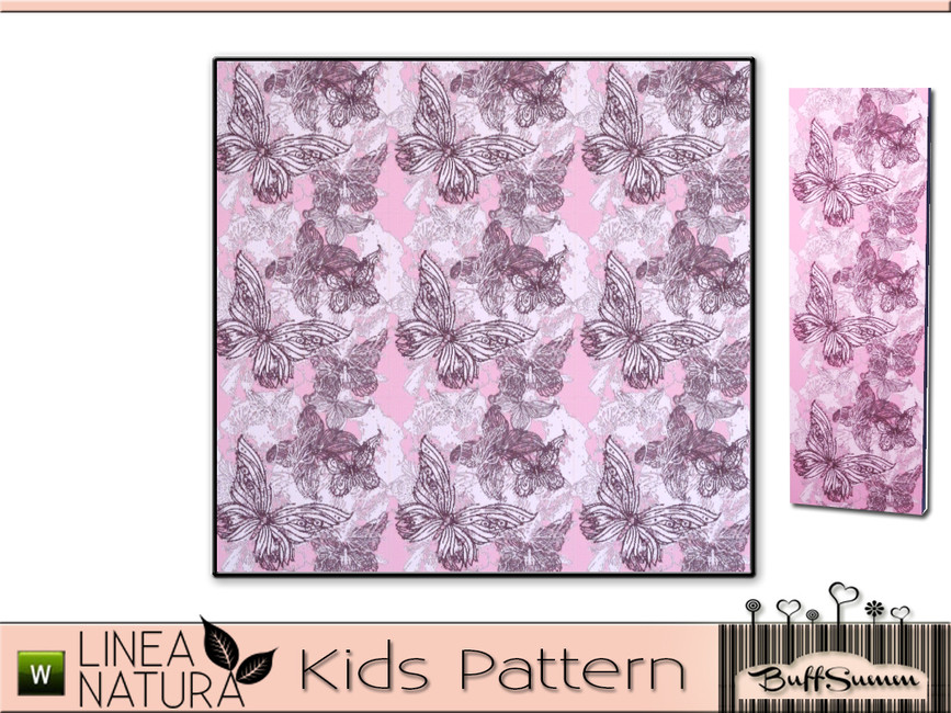 The Sims Resource - LINEA NATURA Kids Pattern
