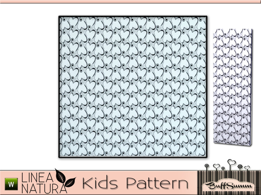 The Sims Resource - LINEA NATURA Kids Pattern