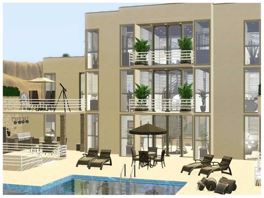 The Sims Resource | Oasis Mansion - Al Simhara Family Home