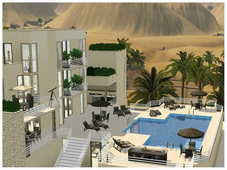 The Sims Resource | Oasis Mansion - Al Simhara Family Home