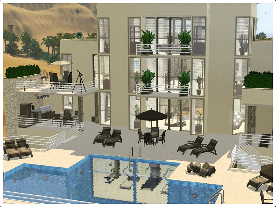 The Sims Resource | Oasis Mansion - Al Simhara Family Home