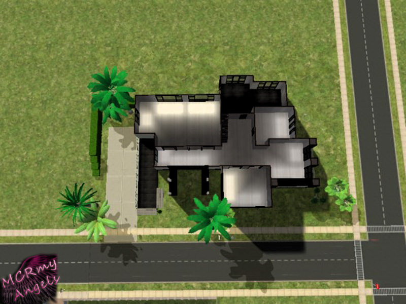 Sims 2 Furnished Modern House