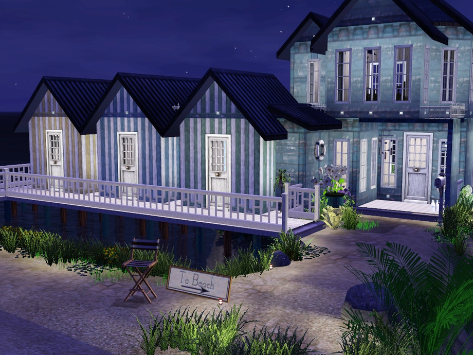 The Sims Resource | Beach Hut Cabana