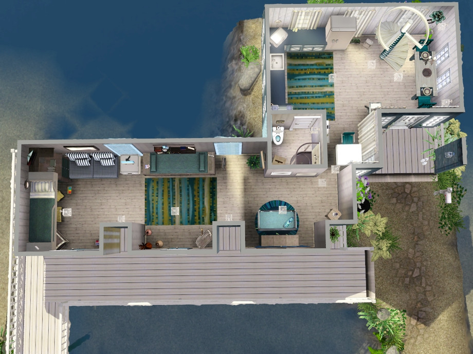 The Sims Resource | Beach Hut Cabana