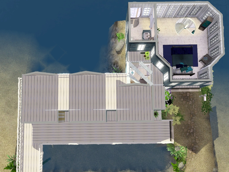 The Sims Resource | Beach Hut Cabana