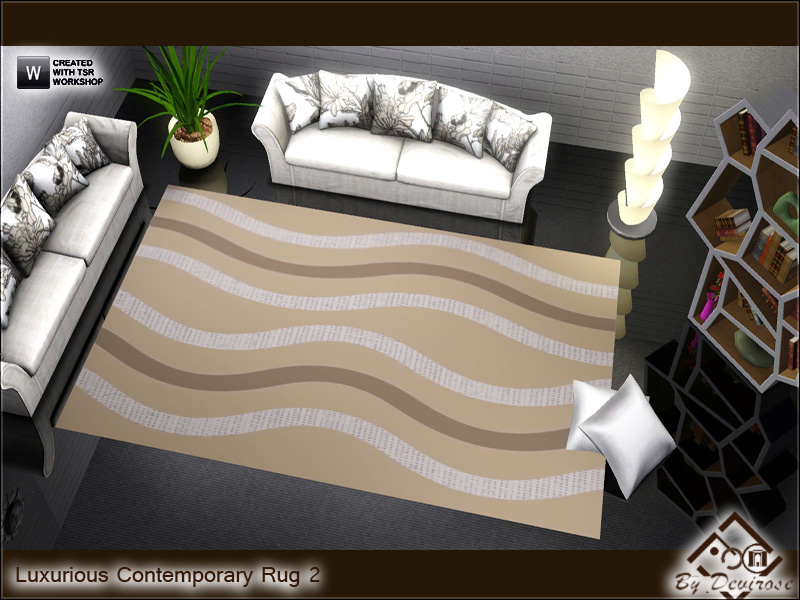 The Sims Resource - Luxurious Contemporary Rug 2