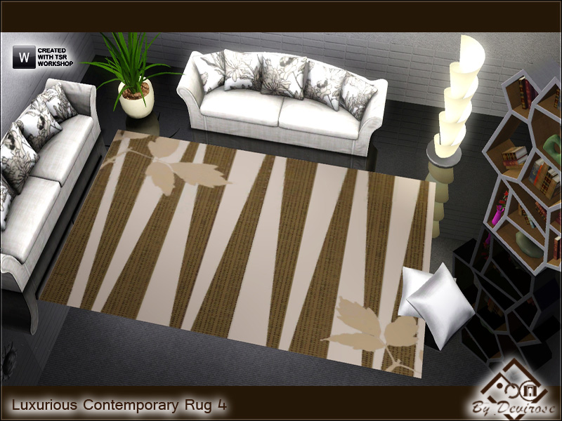 The Sims Resource - Luxurious Contemporary Rug 4