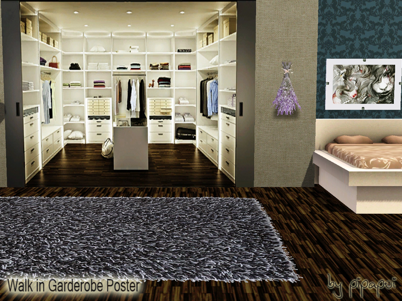 The Sims Resource | Walk in Garderobe Poster