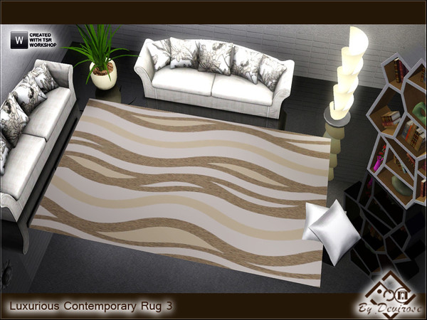 The Sims Resource | Luxurious Contemporary Rug 3