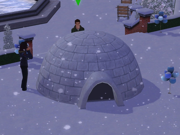The Sims Resource | Screenshot - Igloo baby!