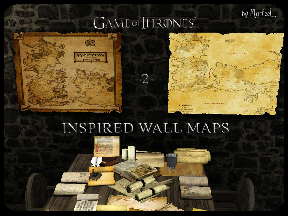 The Sims Resource | GoT Wall Maps