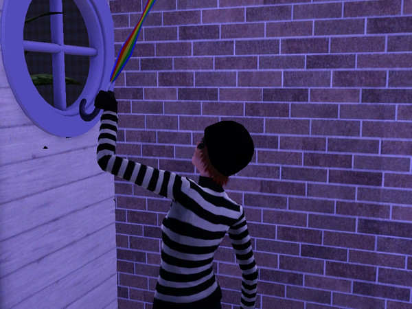 The Sims Resource | Screenshot - BURGLAR!!!!