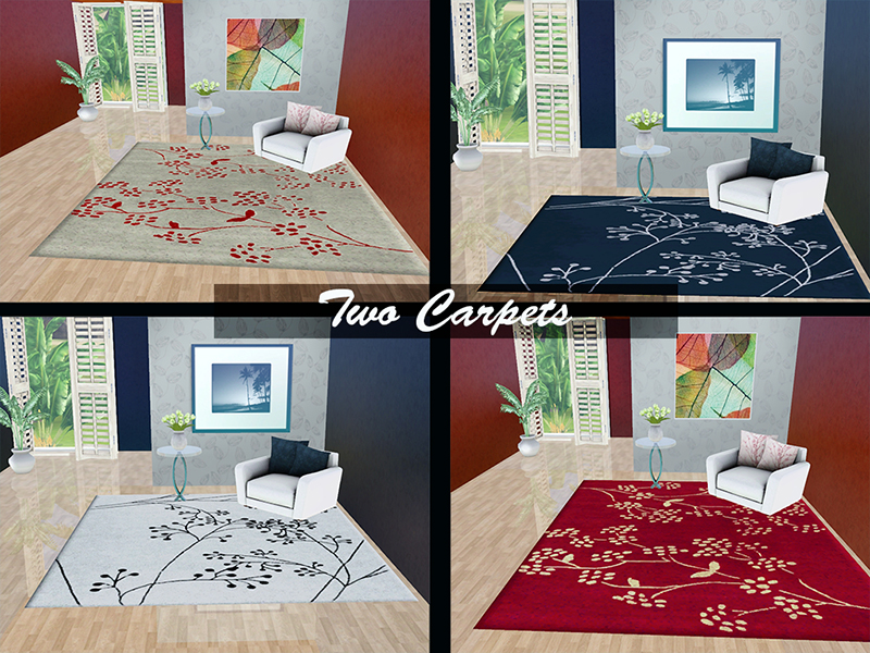 The Sims Resource - Two colors Rug