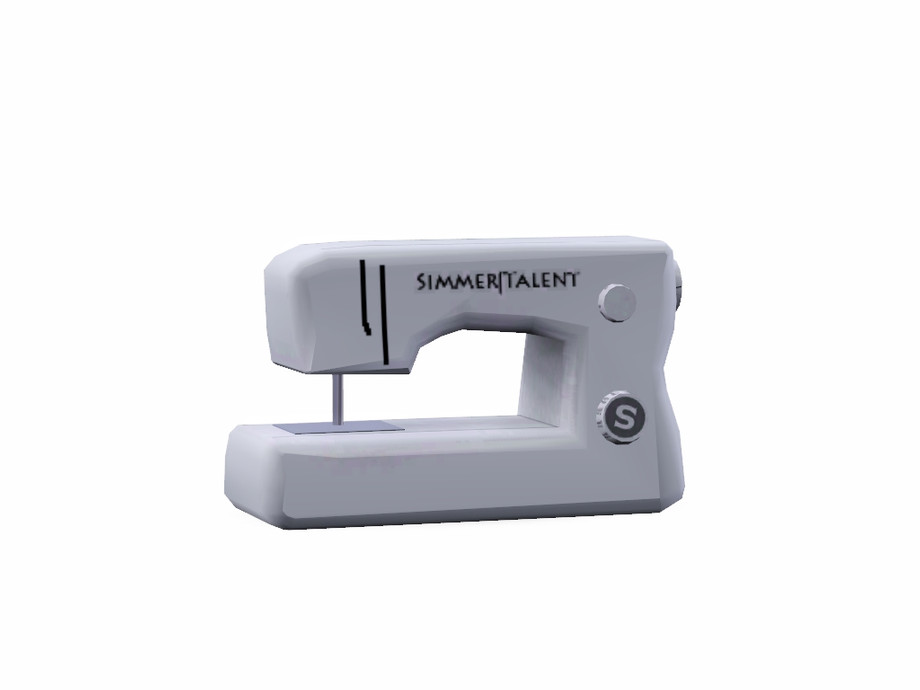 The Sims Resource | White Cream Sewing Machine