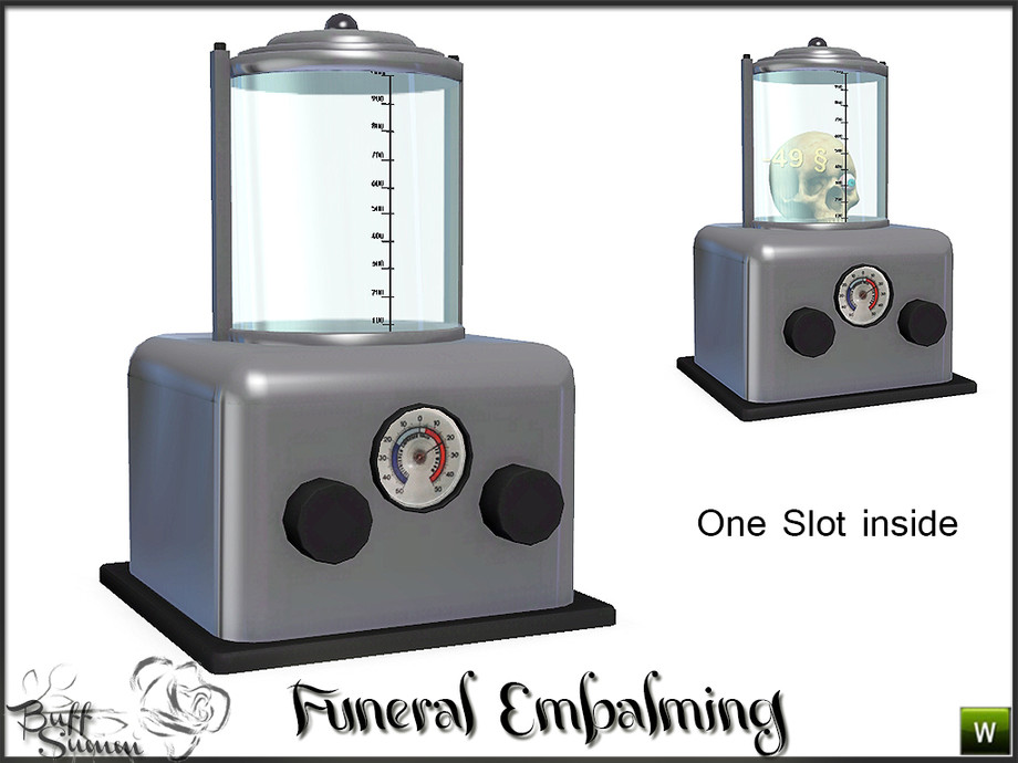 The Sims Resource | Funeral Embalming Machine
