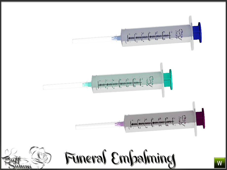 The Sims Resource | Funeral Embalming Syringe