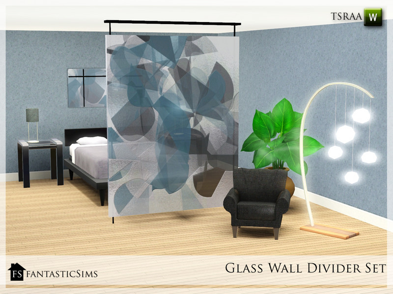 fantasticSims' FS Glass Wall Divider Set