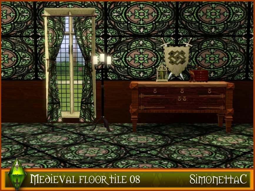 The Sims Resource - Medieval floor tile 08