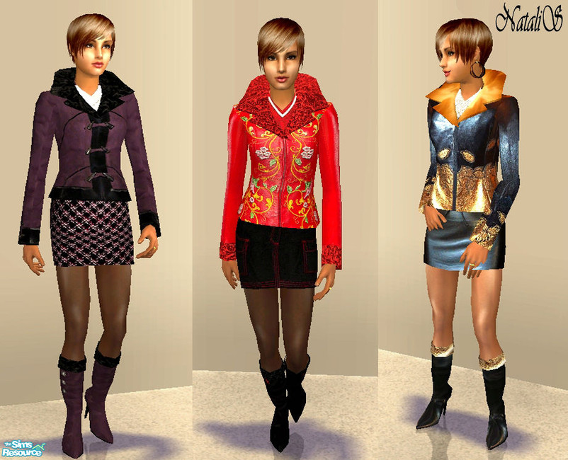The Sims Resource - NS outerwear collection FA