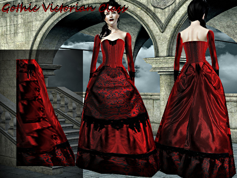 The Sims Resource | Gothic Victoriandress Class_T.D.