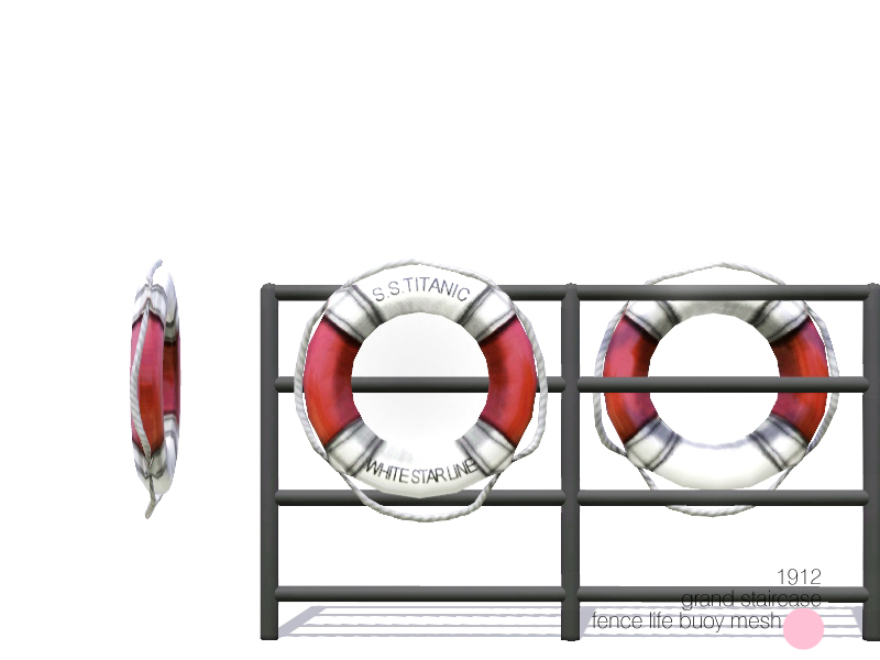 The Sims Resource | 1912 GS Fence Life Buoy Mesh