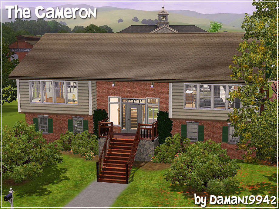 The Sims Resource | The Cameron - Split-Level Family Home