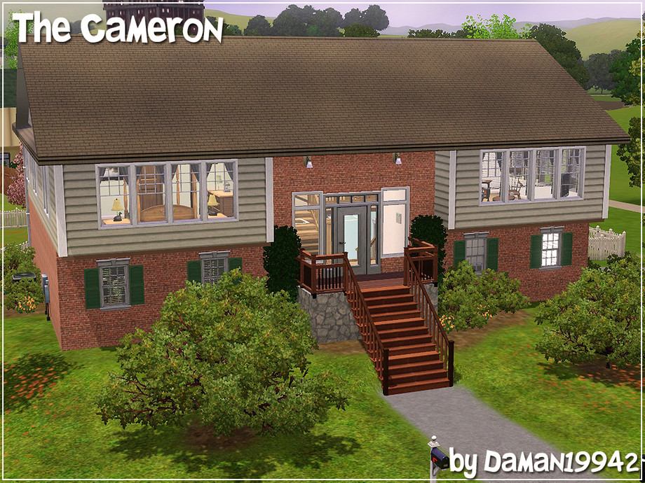 The Sims Resource | The Cameron - Split-Level Family Home