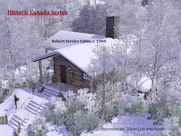 The Sims Resource | Robert Service Cabin, c. 1904