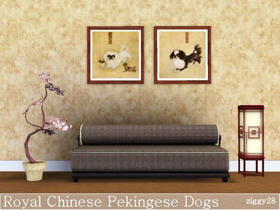 The Sims Resource | Royal Chinese Pekingese Dogs
