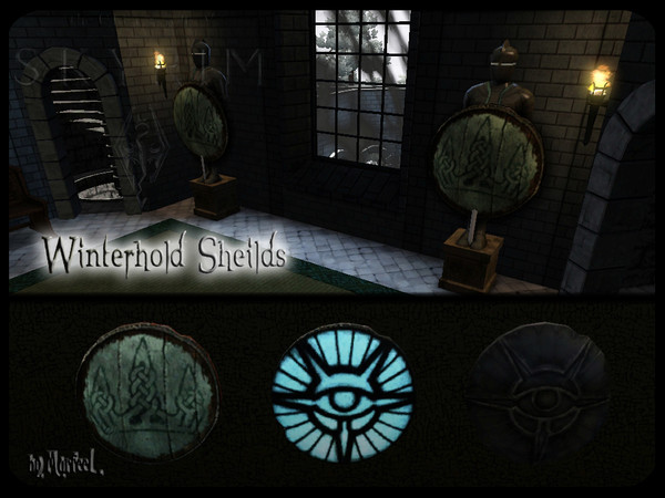 The Sims Resource | Skyrim Winterhold Shield