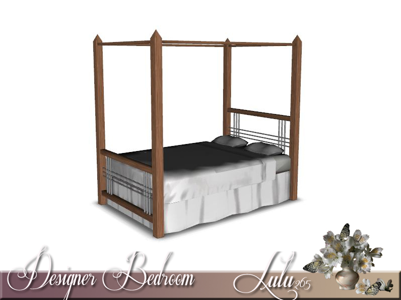 The Sims Resource | Designer Bedroom Bed