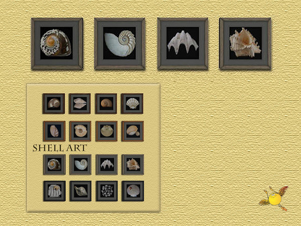 The Sims Resource | evi sea shell art4