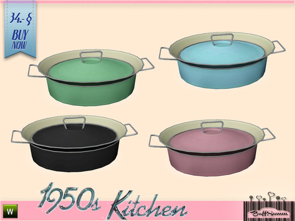 The Sims Resource | 1950s Kitchen Pot A