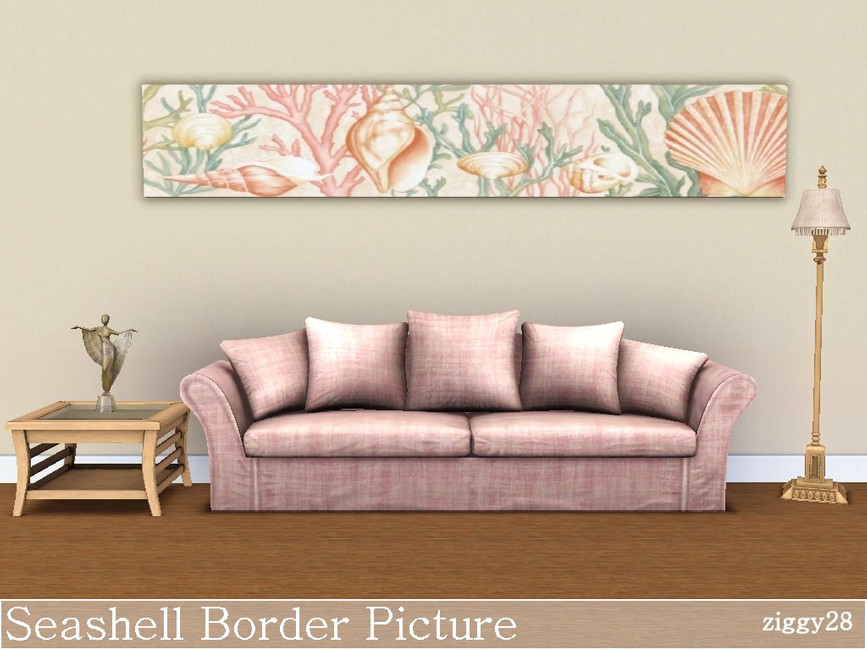 The Sims Resource - Seashell Border Picture