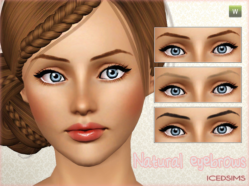 The Sims Resource - Natural eyebrows