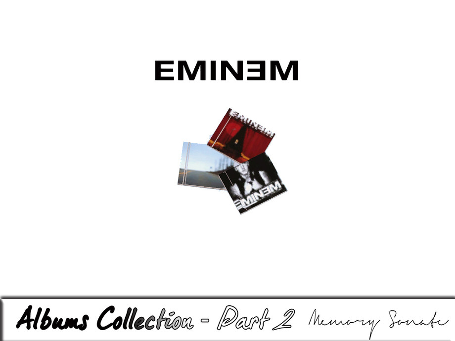 The Sims Resource | Eminem Albums - Memory Sonate