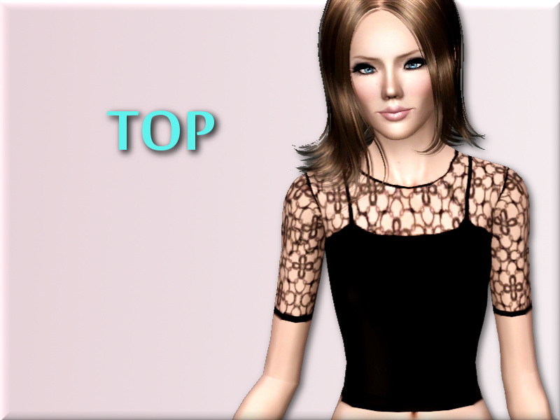 The Sims Resource | Little Charm Top