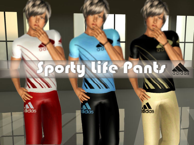 The Sims Resource | Sporty Life Adidas Pants