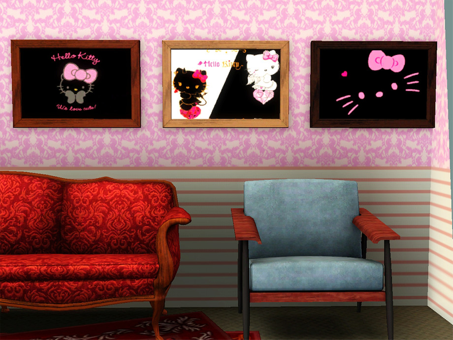 The Sims Resource | Lovely Hello Kitty paintings n2