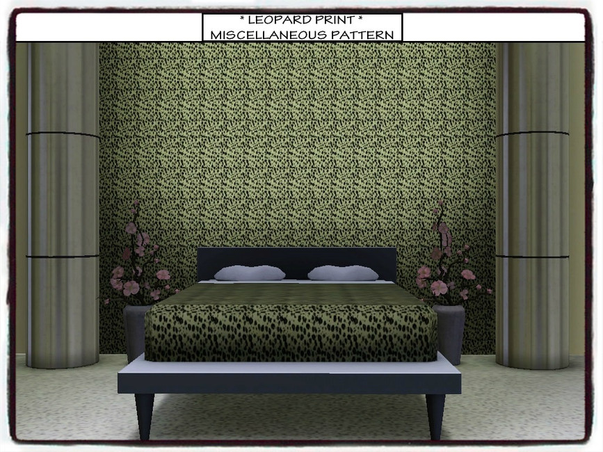 The Sims Resource - Leopard Print - *PATTERN*