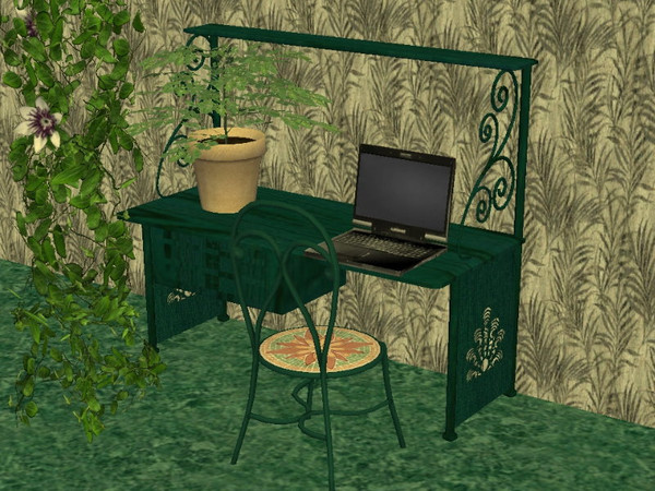 The Sims Resource | Arcadia Desk Recolor Set - Meesha-s2l-da-blugrn