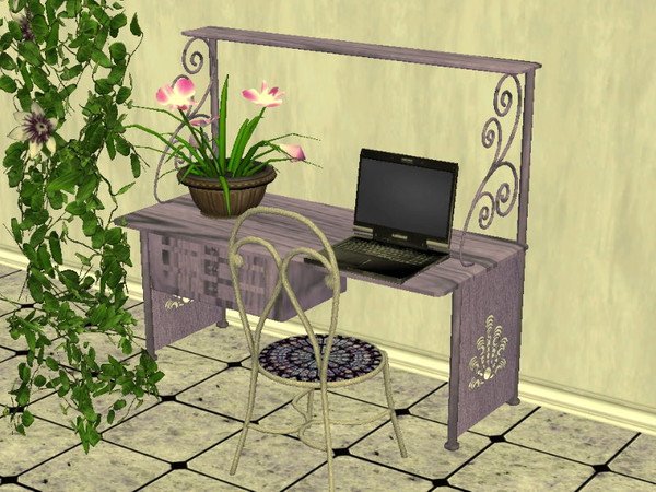 The Sims Resource | Arcadia Desk Recolor Set - Meesha-s2l-da-prpl
