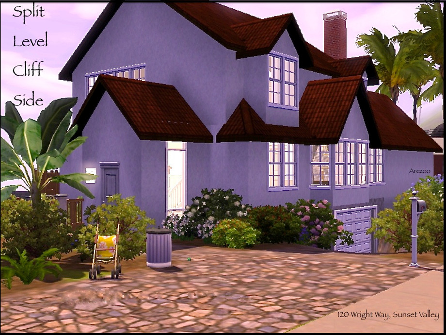 The Sims Resource | Split Level Cliff Side
