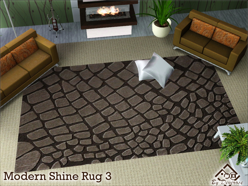 The Sims Resource - Modern Shine Rug 3