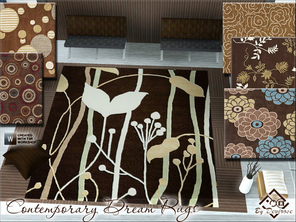 The Sims Resource | Contemporary Dream Rugs