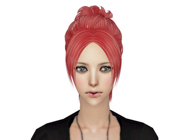 The Sims Resource - Skysims Hair 145 Red