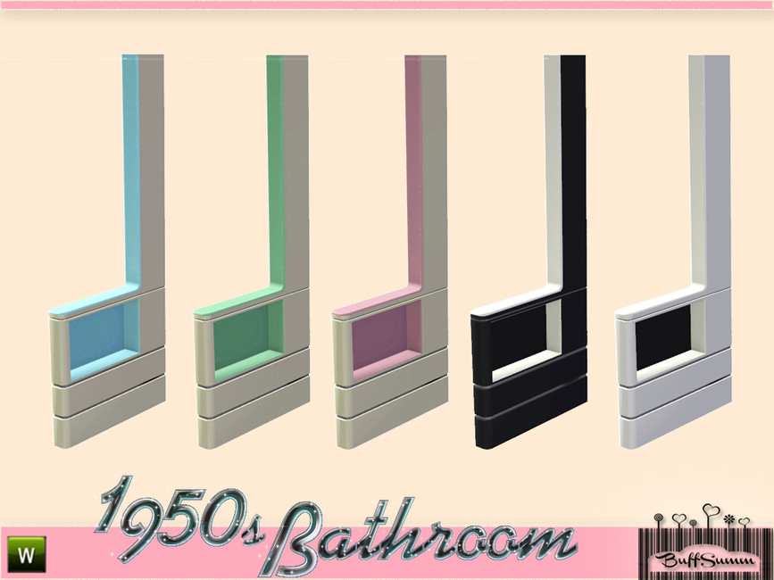The Sims Resource - 1950s Bathroom Divider R