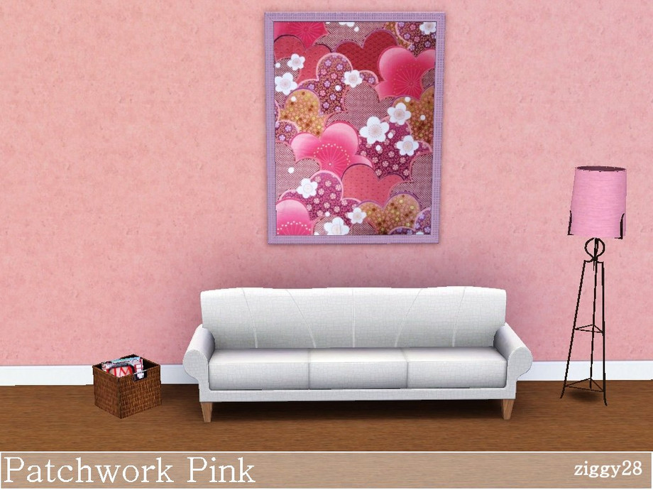 The Sims Resource | Patchwork Pink