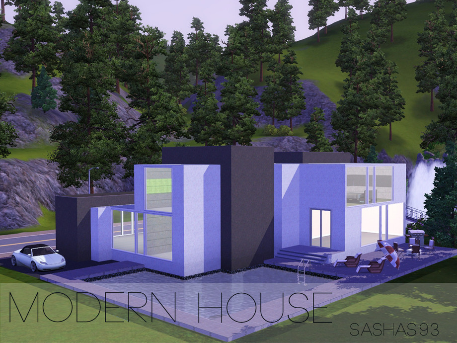 The Sims Resource | Modern House [Furnished]
